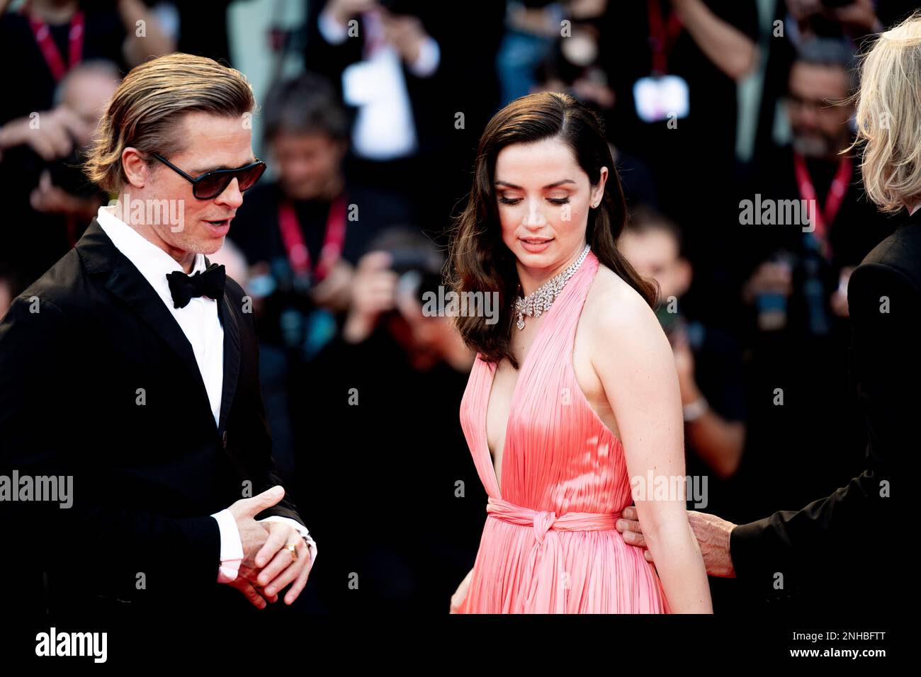 Venice, Venice, Italy, 08th September, 2022, Ana de Armas, Brad Pitt ...