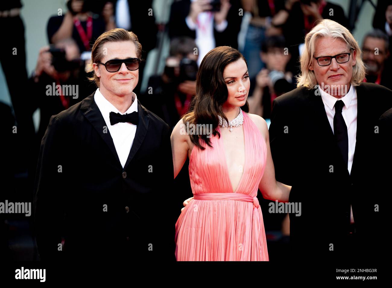Venice, Venice, Italy, 08th September, 2022, Ana de Armas, Brad Pitt ...