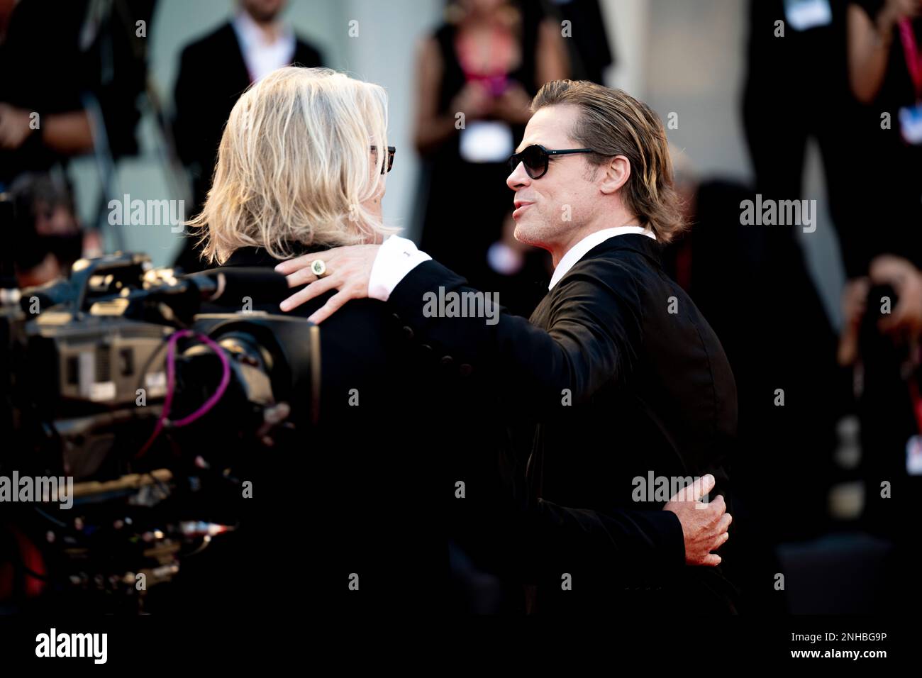 Venice, Venice, Italy, 08th September, 2022, Ana de Armas, Brad Pitt ...