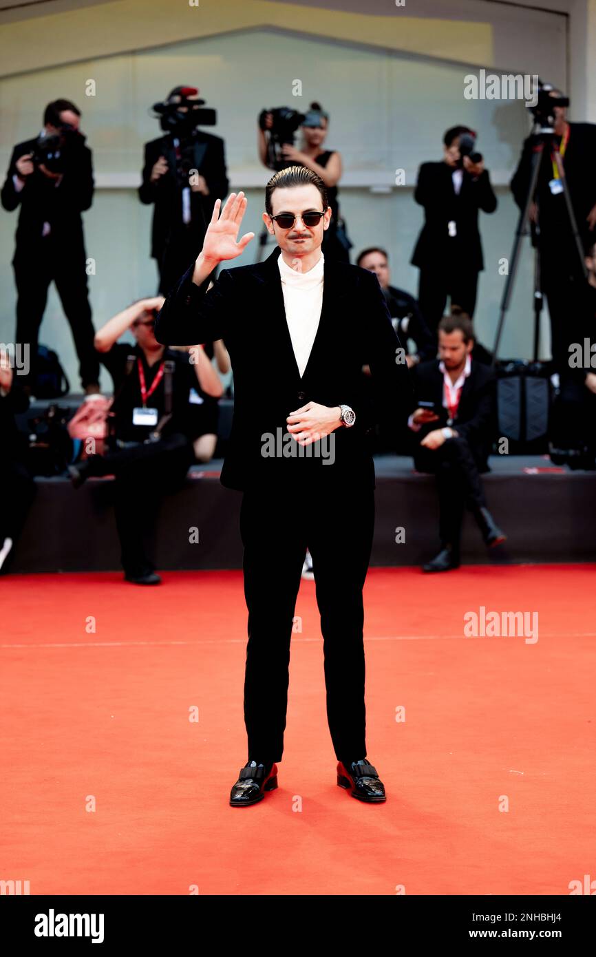Venice, Venice, Italy, 08th September, 2022, Fabio Rovazzi attends the ...