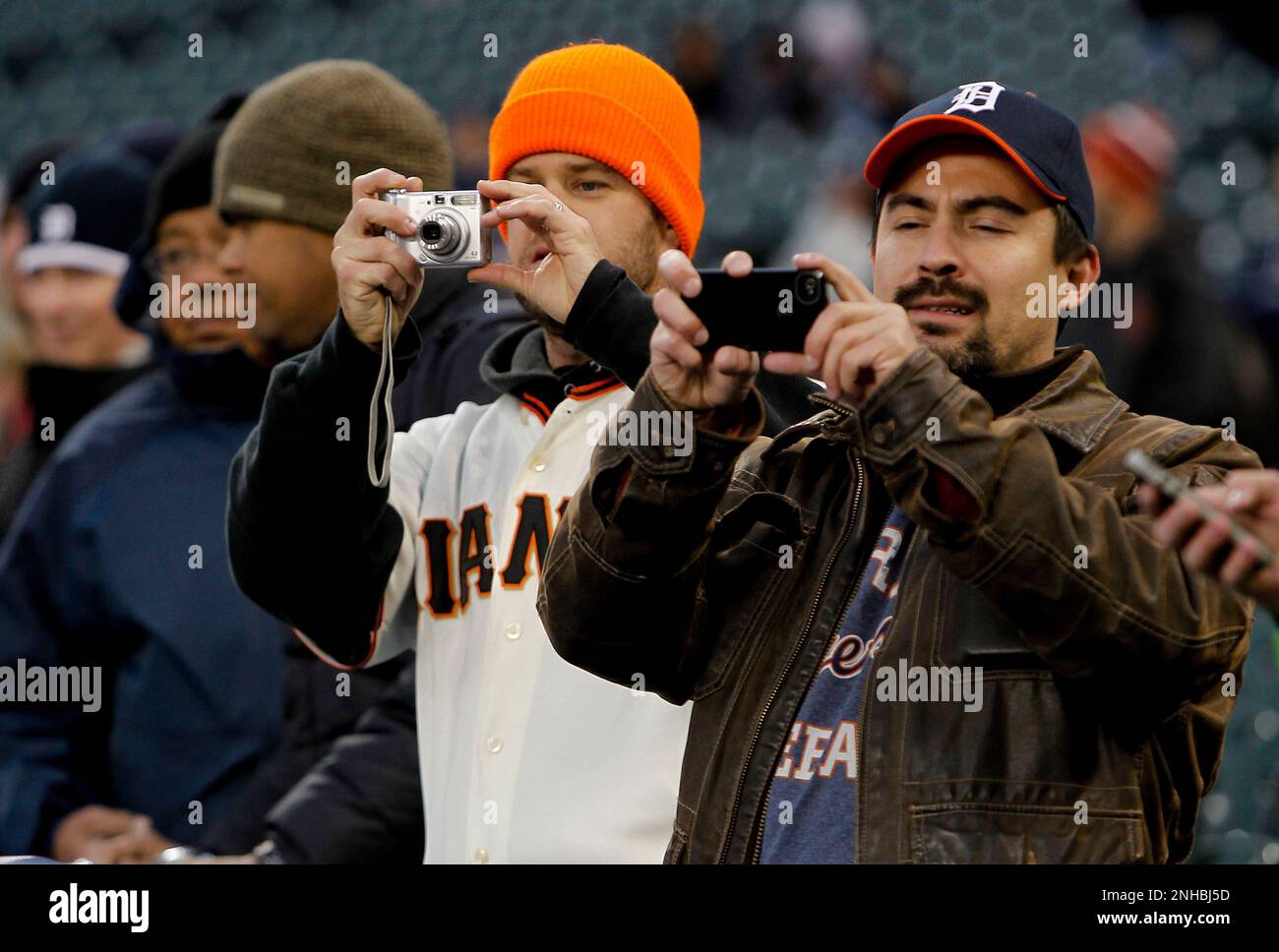 Brothers-in-law, Kevin Freese a Giants fan and Paul Fulton a Tigers fan ...