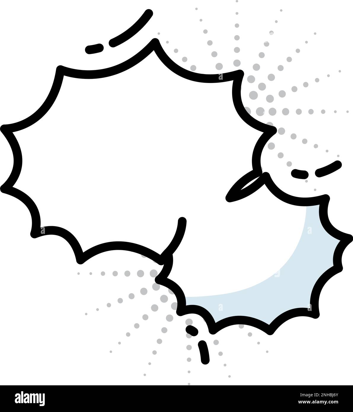 Isolated empty comic speech bubble Vector Stock Vector Image & Art - Alamy