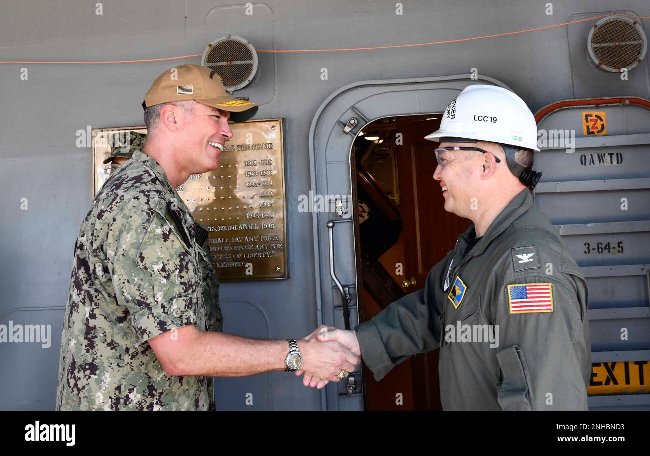 YOKOSUKA, Japan (July 28, 2022) – USS Blue Ridge Commanding Officer ...