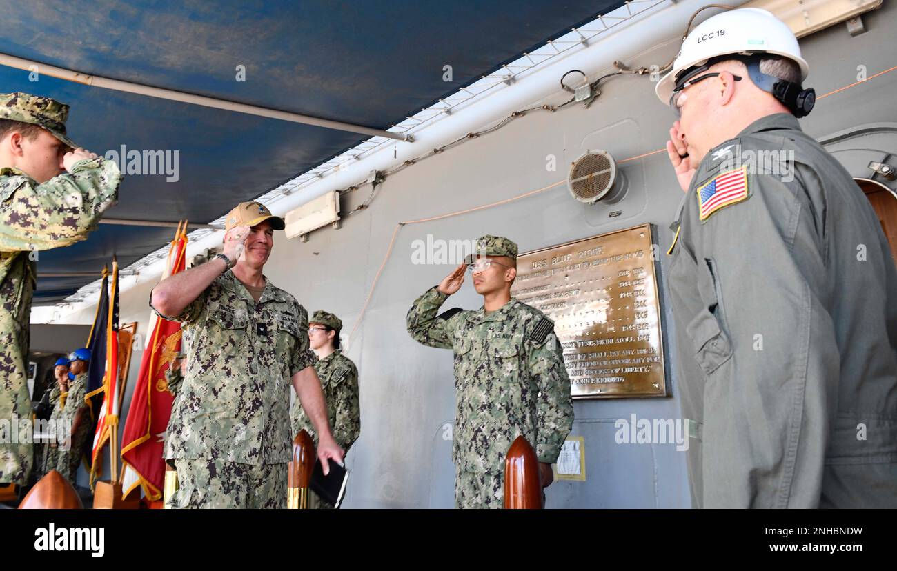 YOKOSUKA, Japan (July 28, 2022) –Commanding Officer Capt. Dale M ...