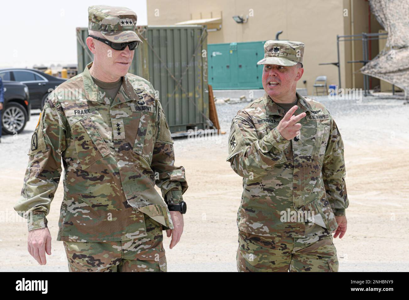 Lt. Gen. Patrick D. Frank, the commanding general of U.S. Army Central ...