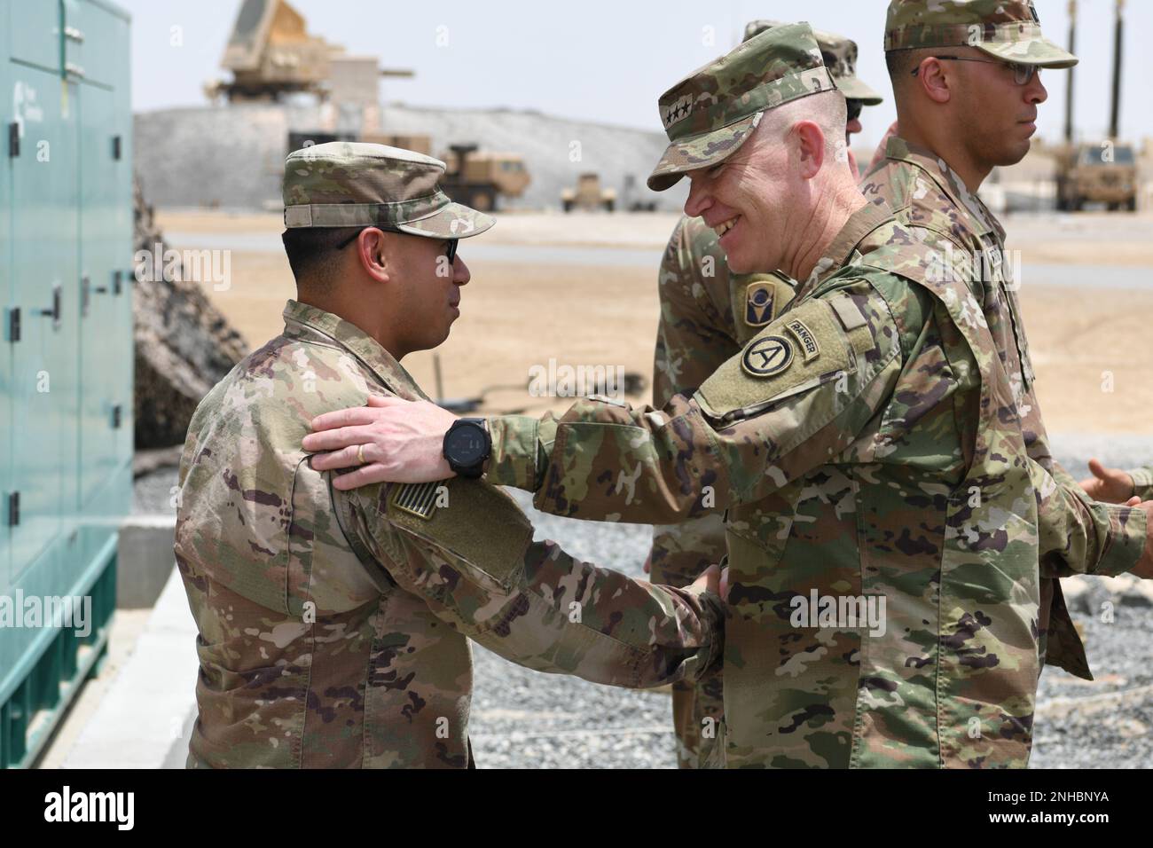 1st Lt. Washington Le, an air and missile defense officer assigned to ...