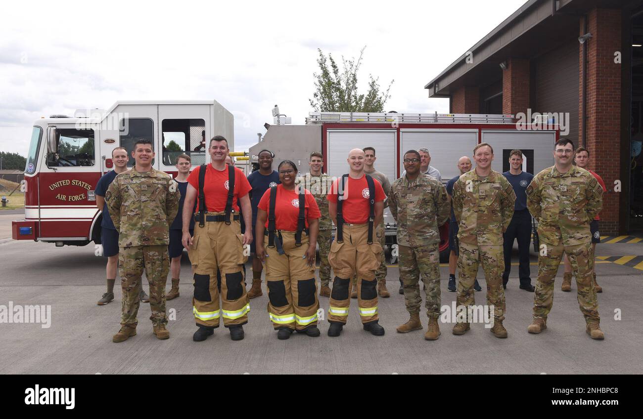 U.S. Air Force Col. Gene Jacobus, front row, second left, 100th Air ...