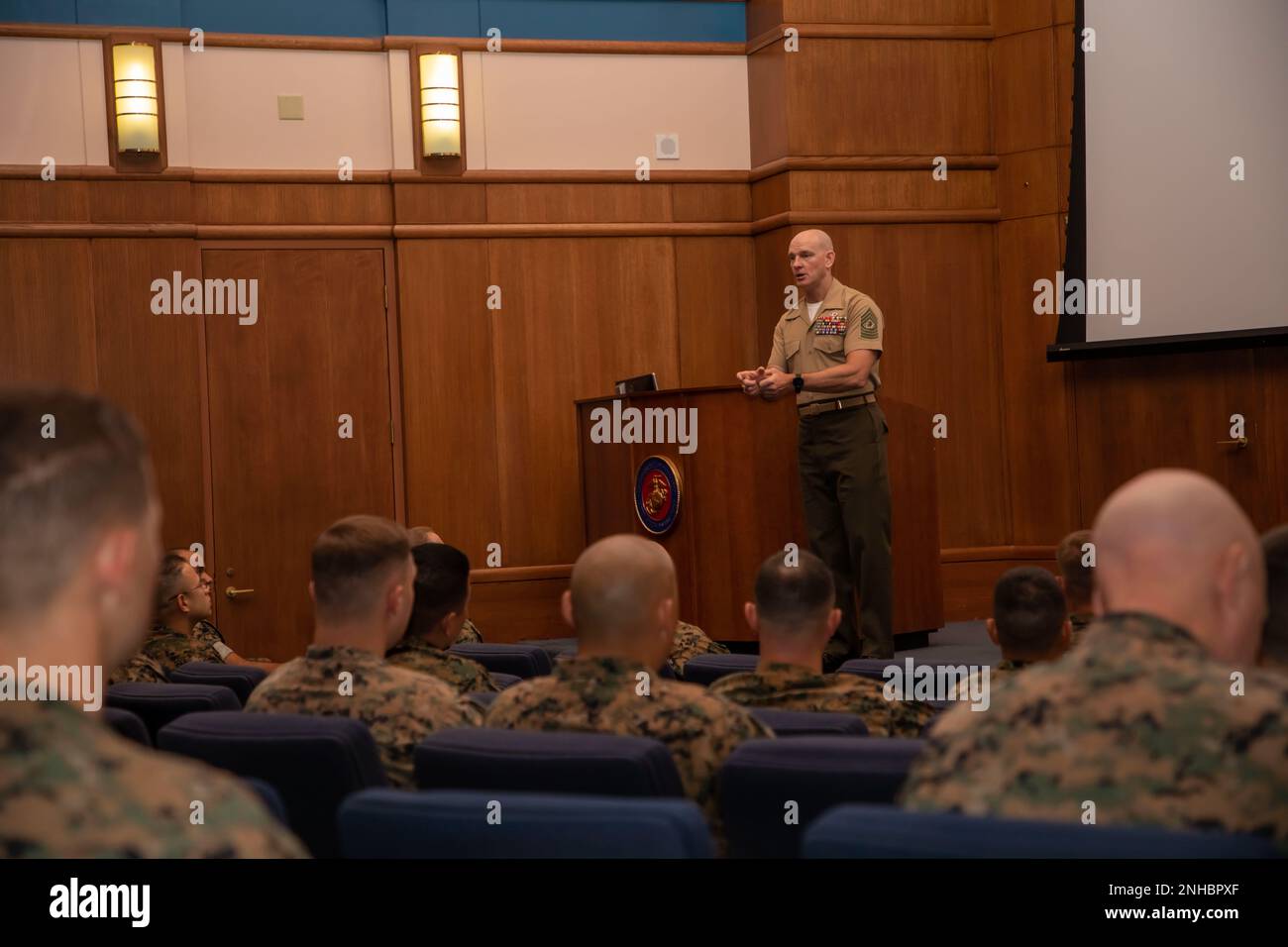 Sergeant Major of the Marine Corps Troy E. Black discuses training and ...
