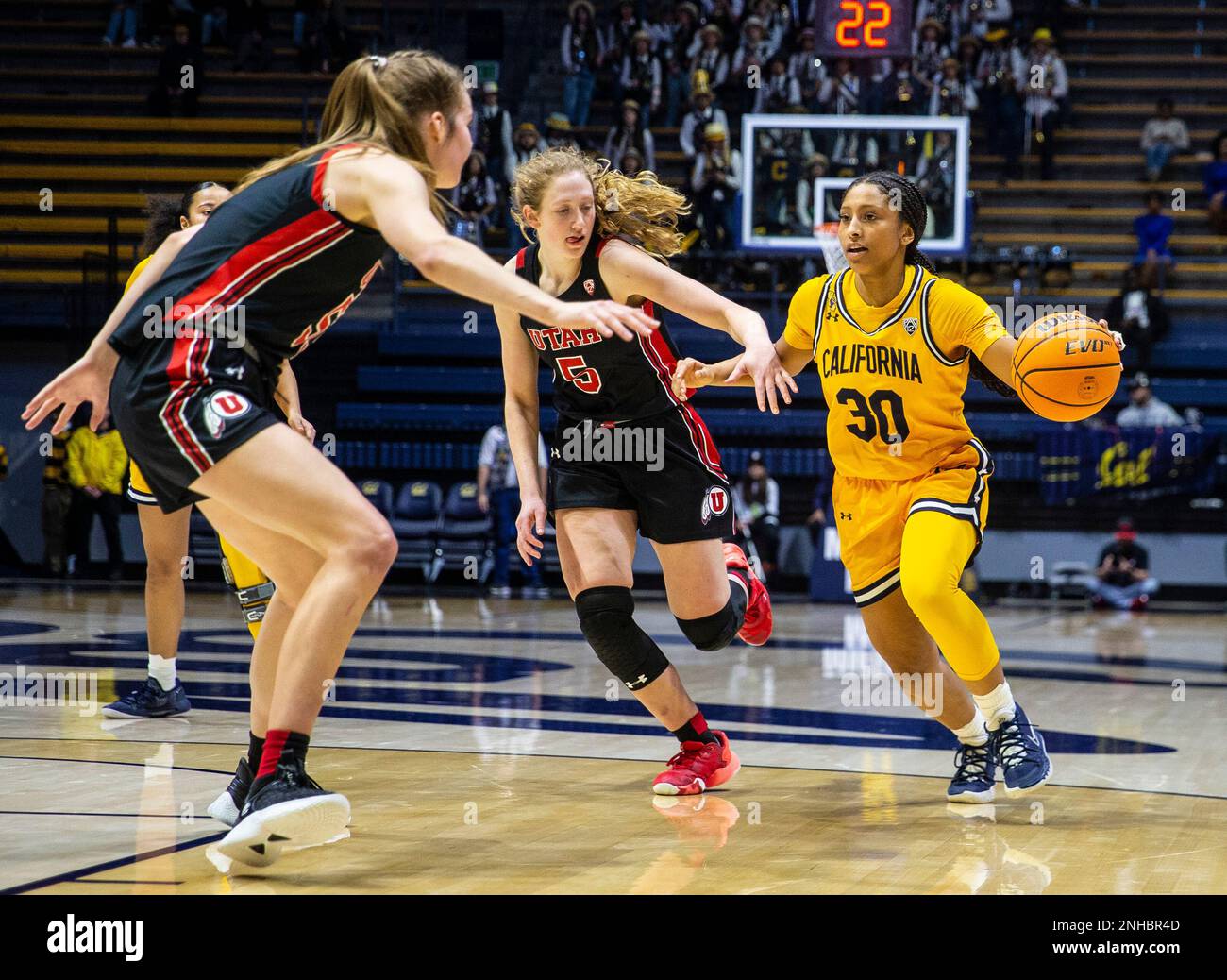 January 22, 2023 Berkeley, CA U.S.A. California guard Jayda Curry (30 ...