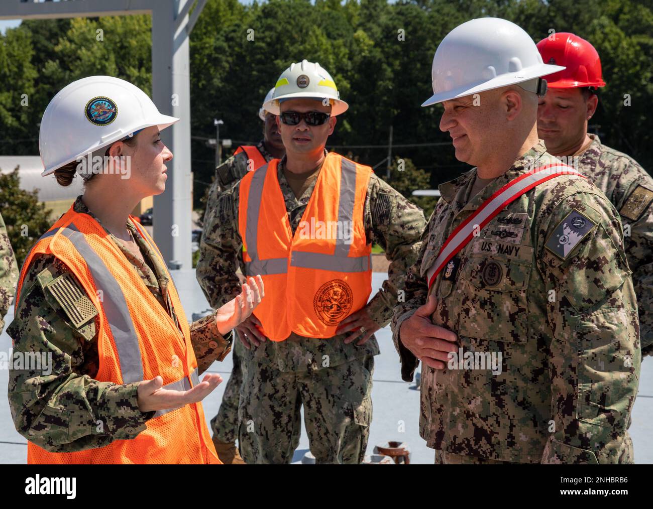 Logistics Specialist 1st Class Patricia Follett (left), assigned to ...