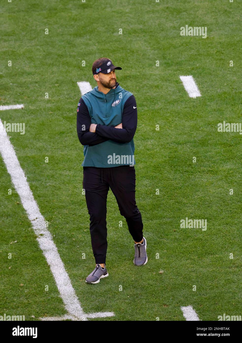 Philadelphia Eagles head coach Nick Sirianni during Super Bowl LVII ...