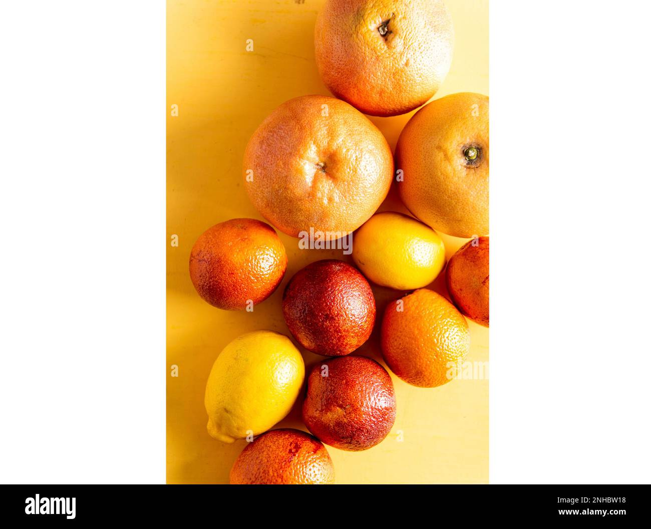 This photo shows a variety of citrus fruits, including lemons, oranges ...