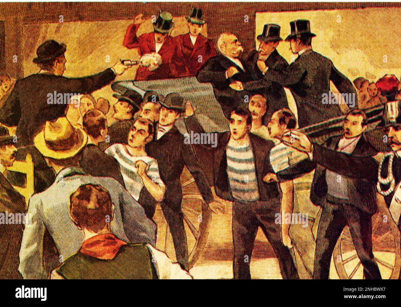 29 july 1900 , Monza , ITALY : The assassination of King of Italy UMBERTO I di SAVOIA ( 1844 ...