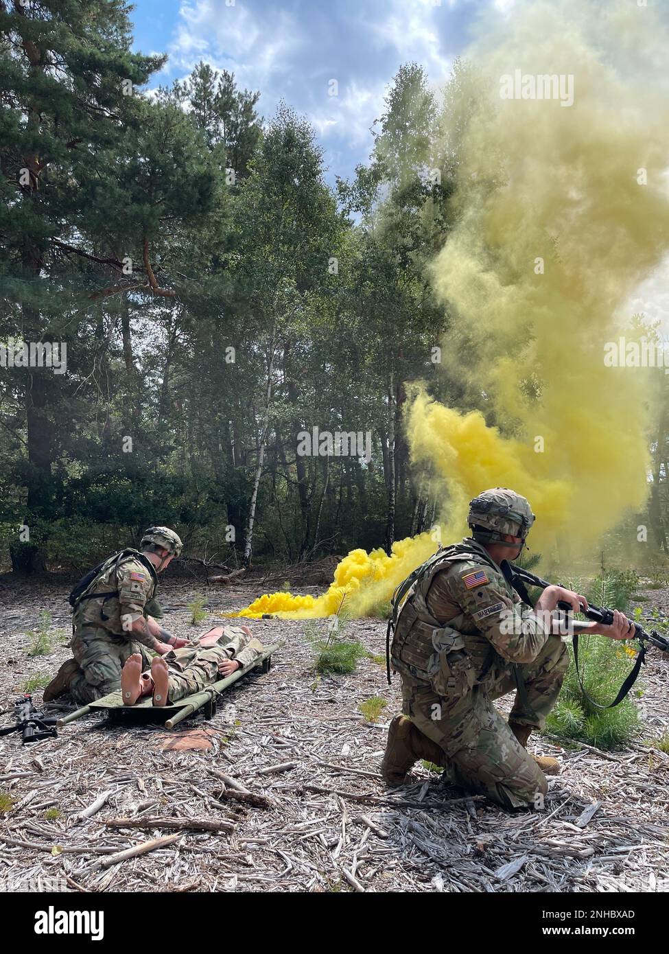 Soldiers from the U.S. Army Signal Activity Kaiserslautern conduct a ...