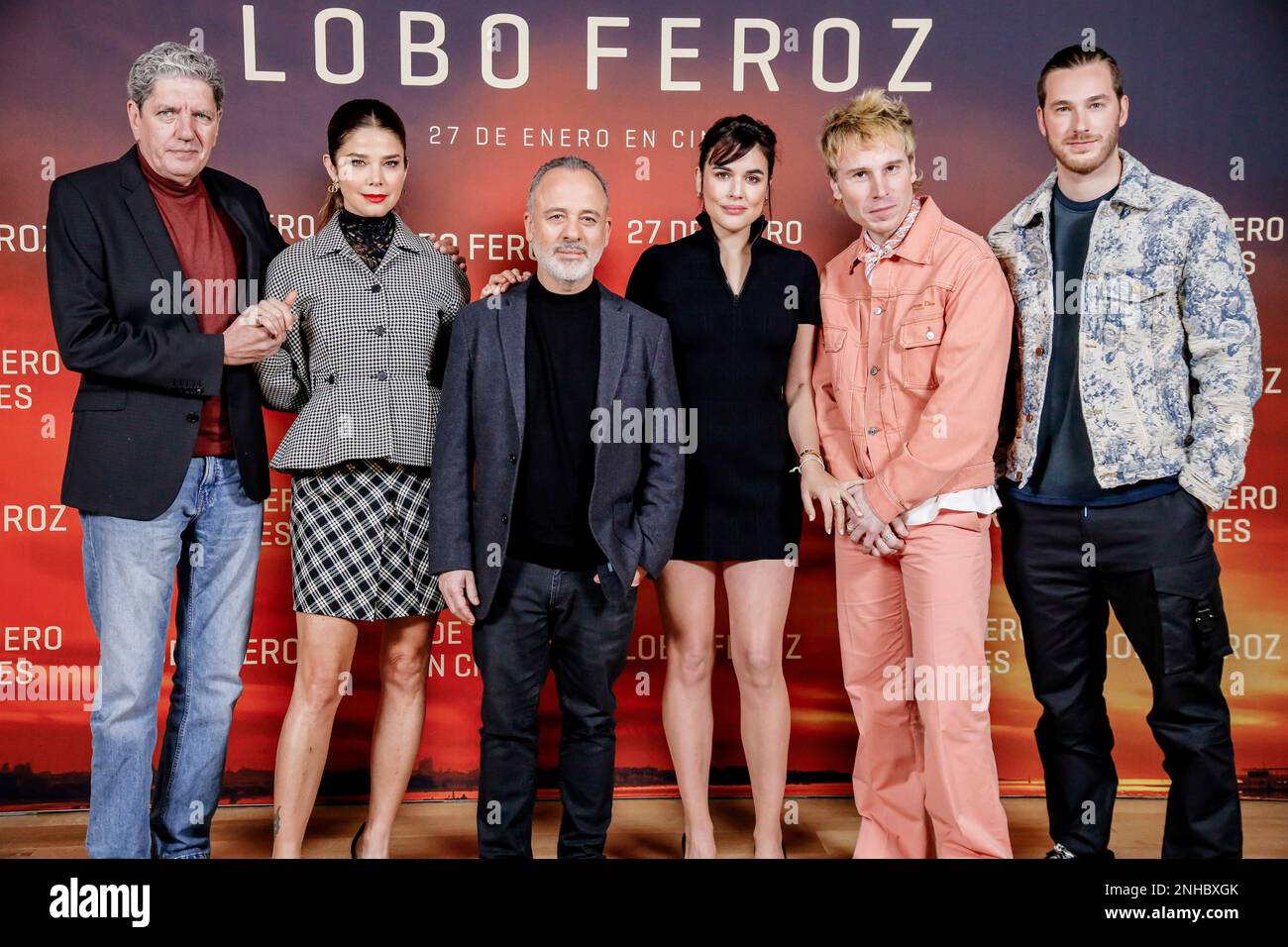 Family photo of the cast at the photocall of the film 'Feroz', at the ...