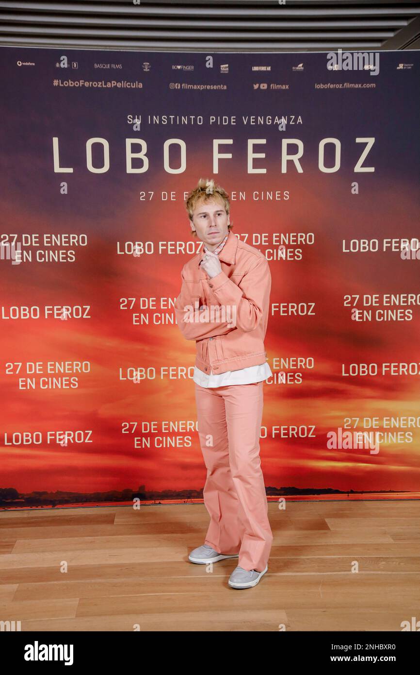 The actor Rubén Ochandiano poses at the photocall of the film 'Feroz ...