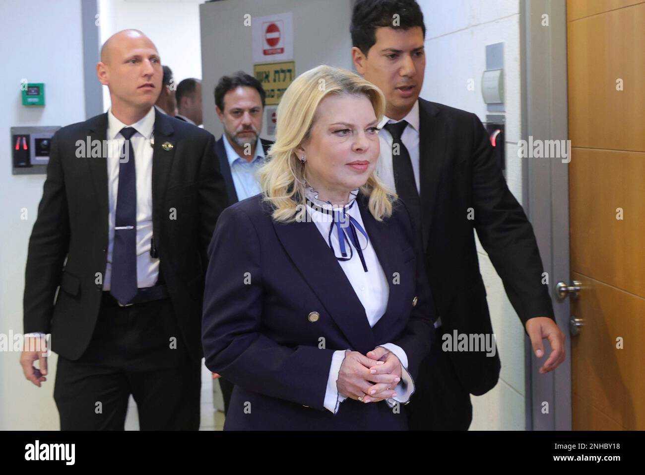 Sara Netanyahu, wife of Israeli Prime Minister Benjamin Netanyahu ...