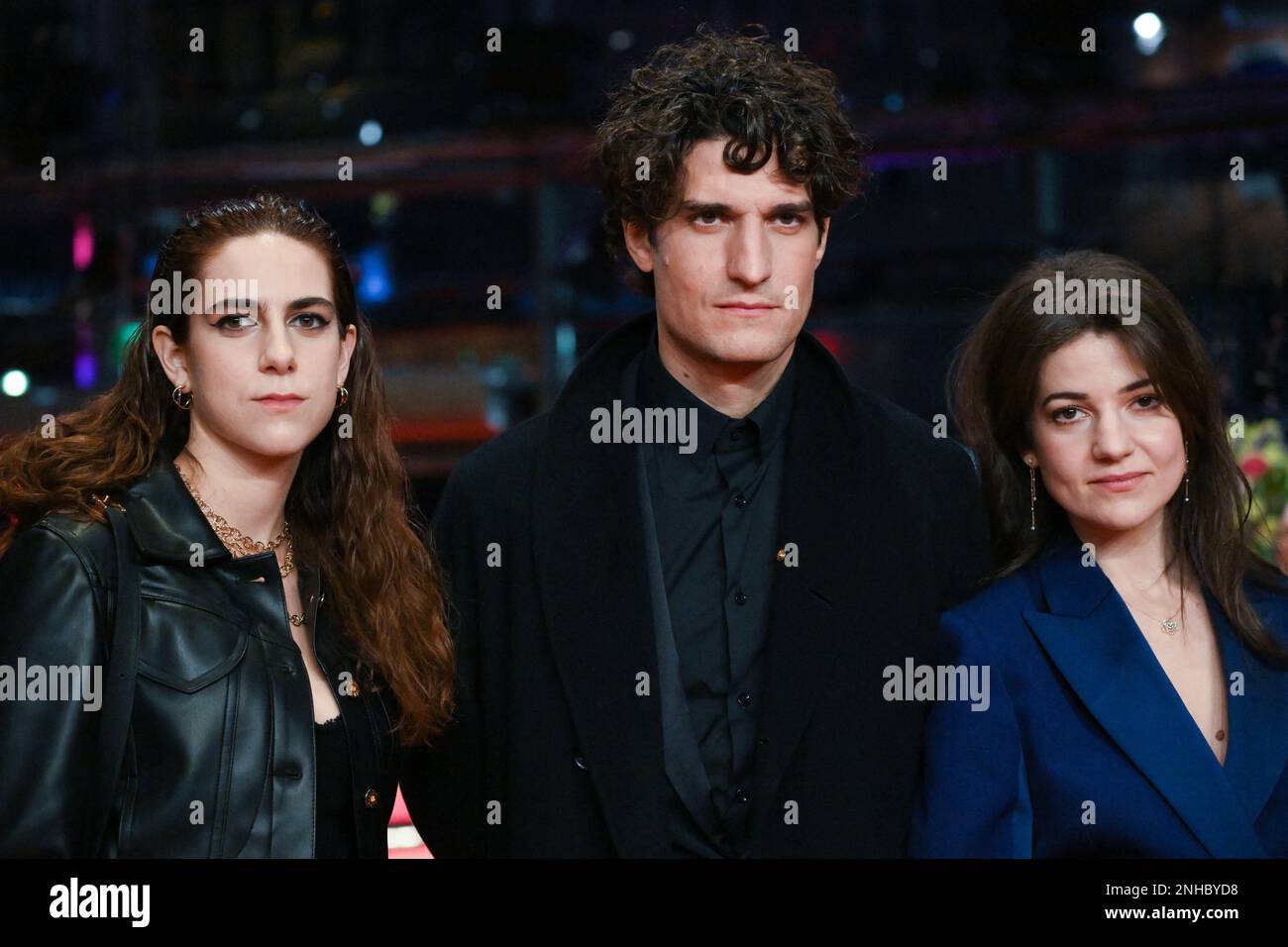 Berlin, Germany. 21st Feb, 2023. Lena Garrel, Louis Garrel and Esther ...