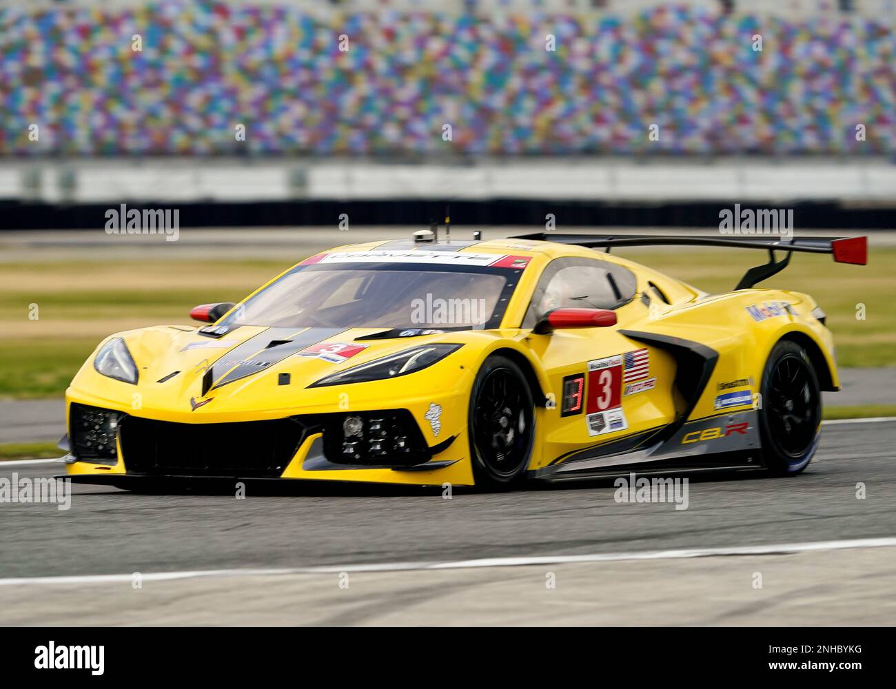 DAYTONA, FL - JANUARY 22: Corvette Racing driver Antonio Garcia, Jordan ...