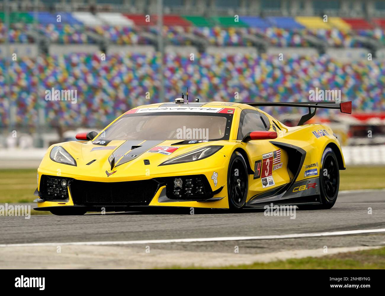 DAYTONA, FL - JANUARY 22: Corvette Racing driver Antonio Garcia, Jordan ...