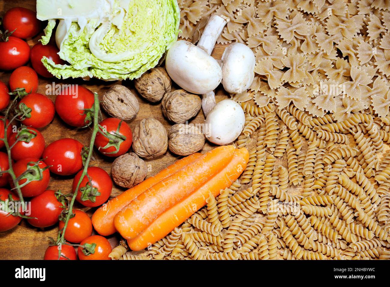 Whole wheat pasta hi-res stock photography and images - Alamy