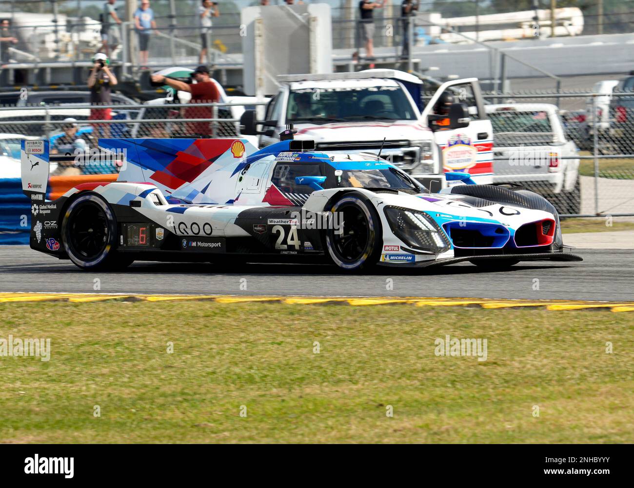 DAYTONA, FL - JANUARY 22: Team RLL BMW M Hybrid V8s driver Connor de ...