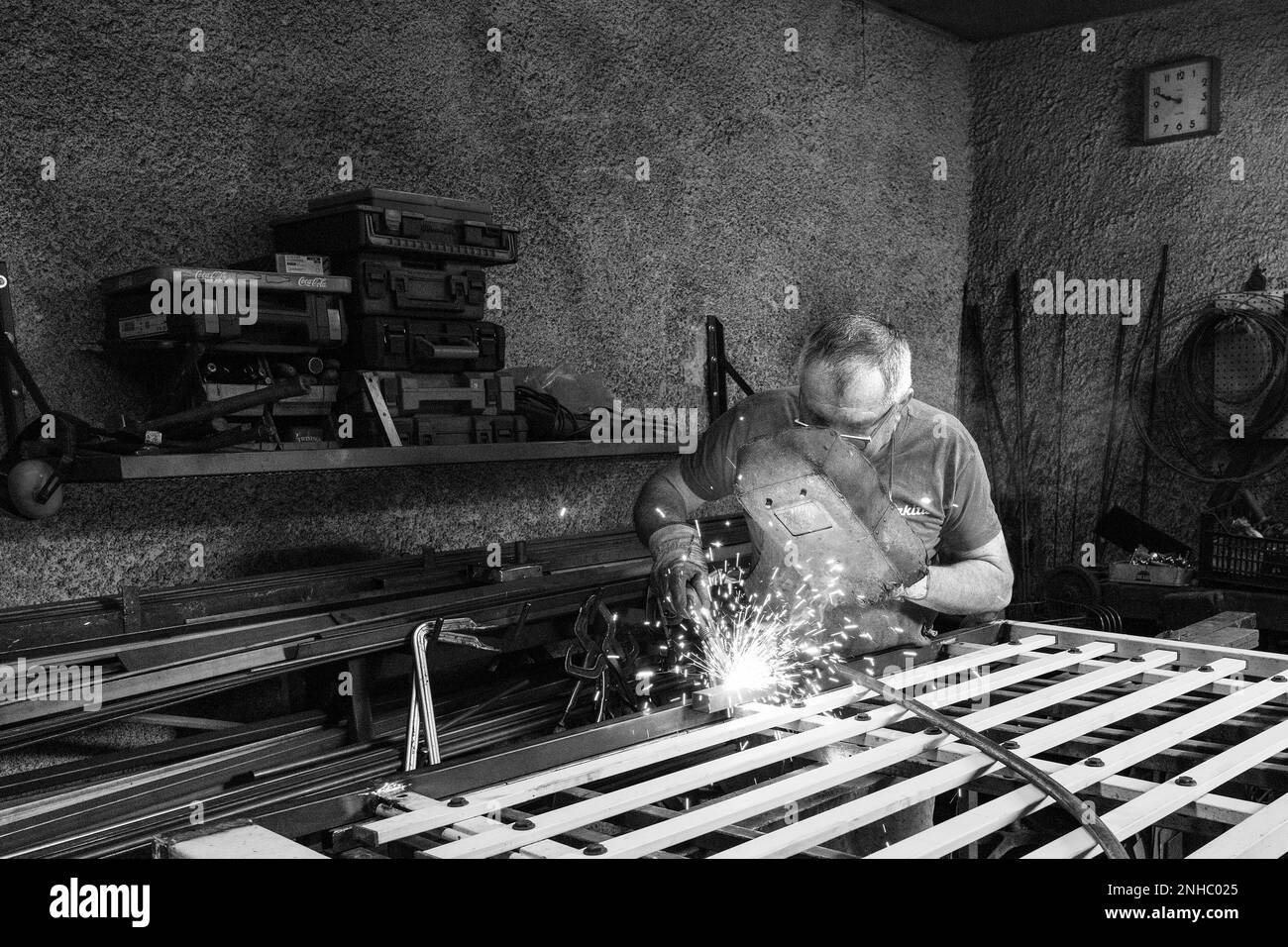 Italy, Ossona, Emilio Porrati Blacksmith Stock Photo - Alamy