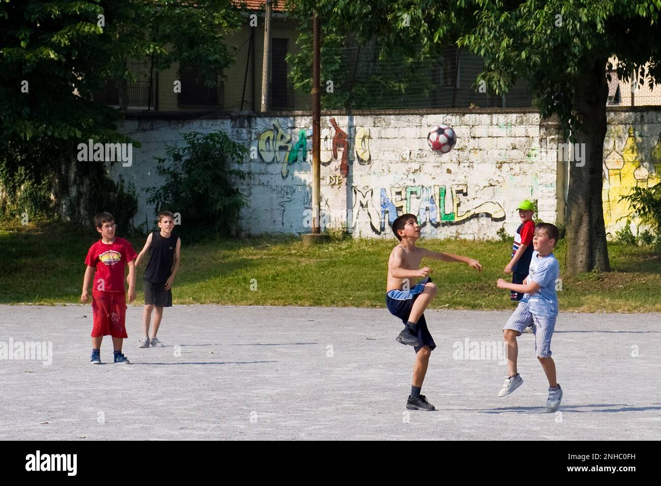 Children Playing Soccer Stock Photo - Alamy