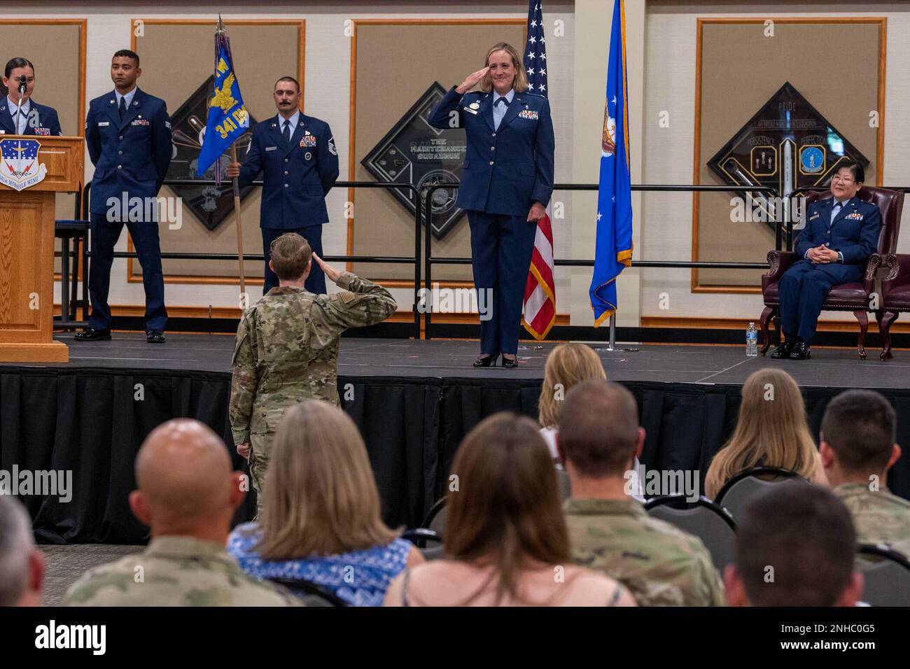 Maj. Laura Johnson, 341st Operational Medical Readiness Squadron mental health flight commander ...
