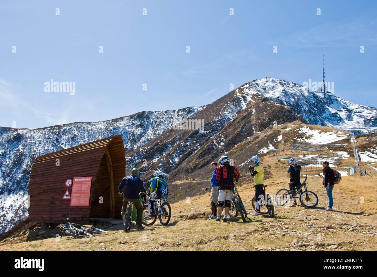 Switzerland, Canton Ticino, Monte Tamaro, Downhill Stock Photo - Alamy