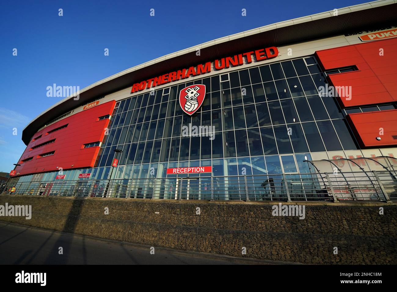 General view outside the ground ahead of the Sky Bet Championship match ...