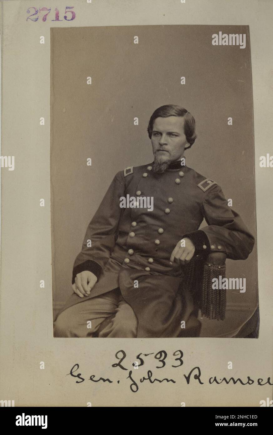 Gen. John Ramsey 19th Century Mathew Brady, Quartermaster, and Other ...