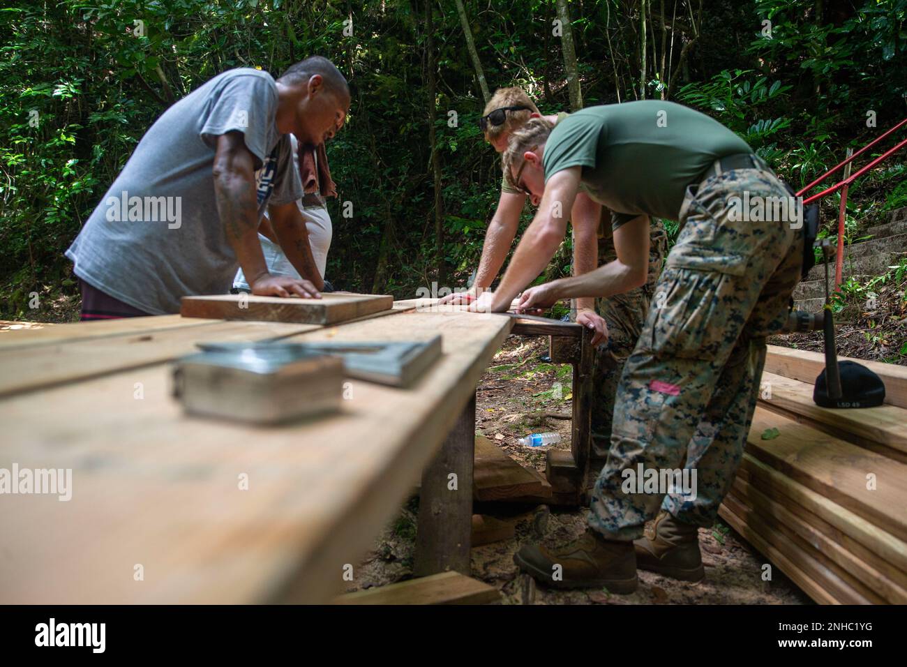 U.S. Marines with Task Force Koa Moana 22, I Marine Expeditionary Force ...