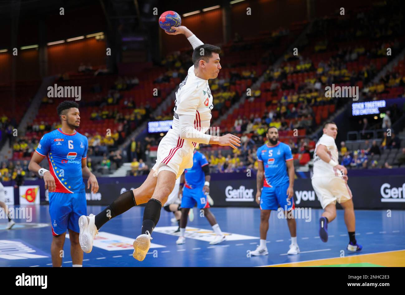Hungary's Pedro Rodriguez Alvarez in action during the men's World ...