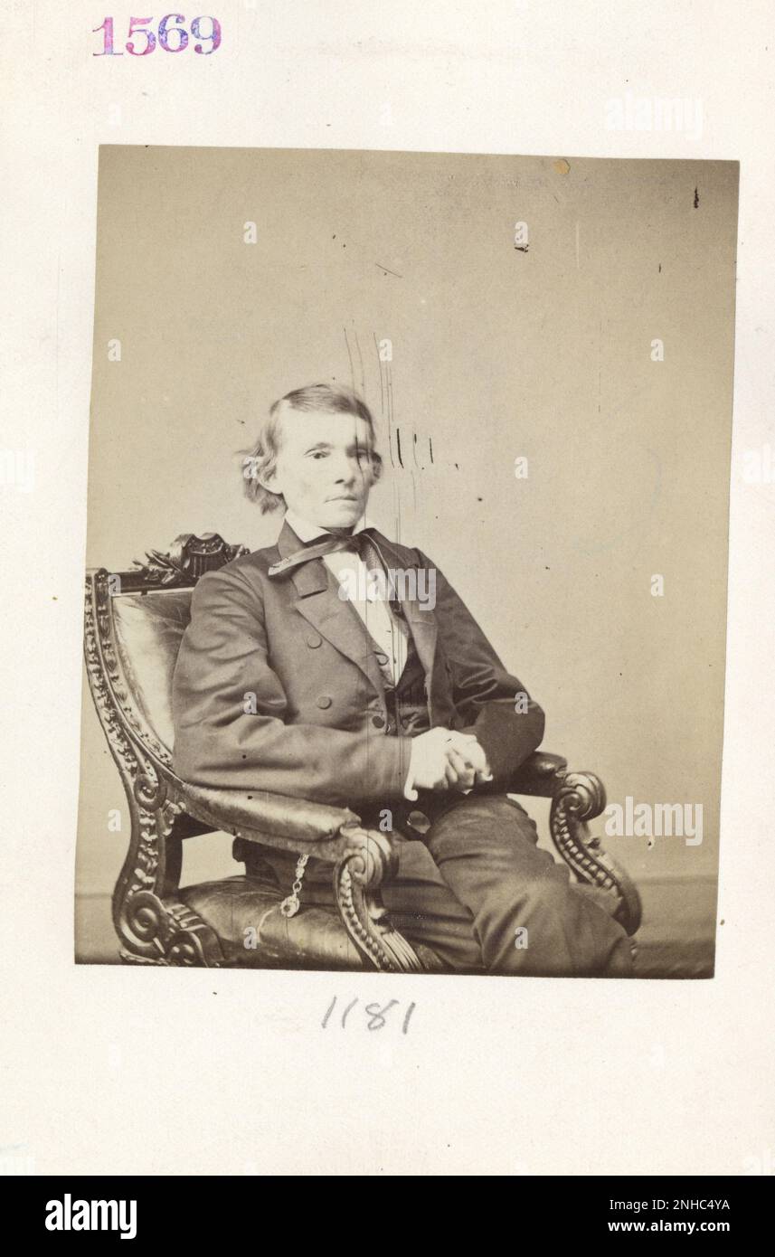 Hon. Alexander H. Stephens, Georgia 19th Century Mathew Brady ...