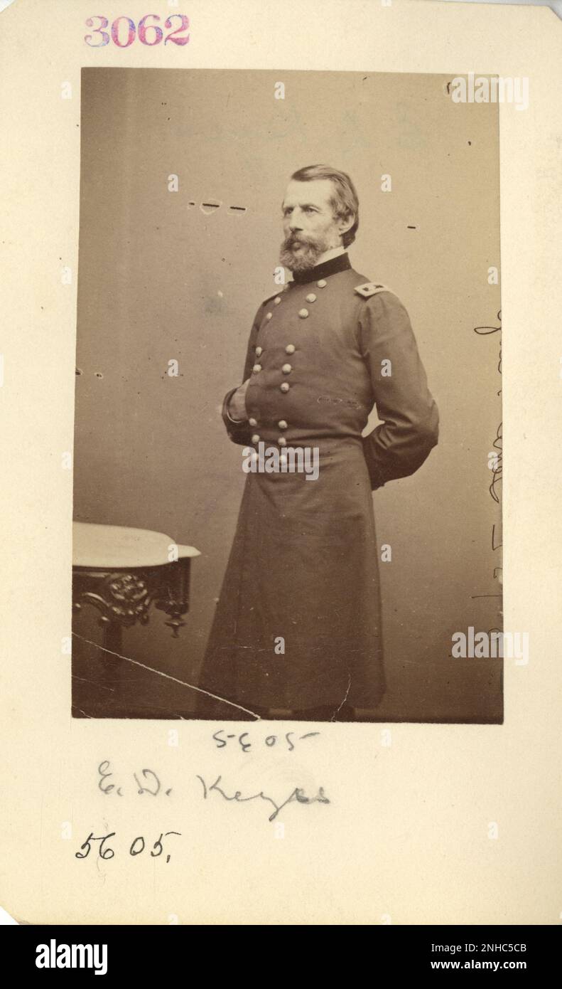 Gen. Erasmus D. Keyes 19th Century Mathew Brady, Quartermaster, and ...