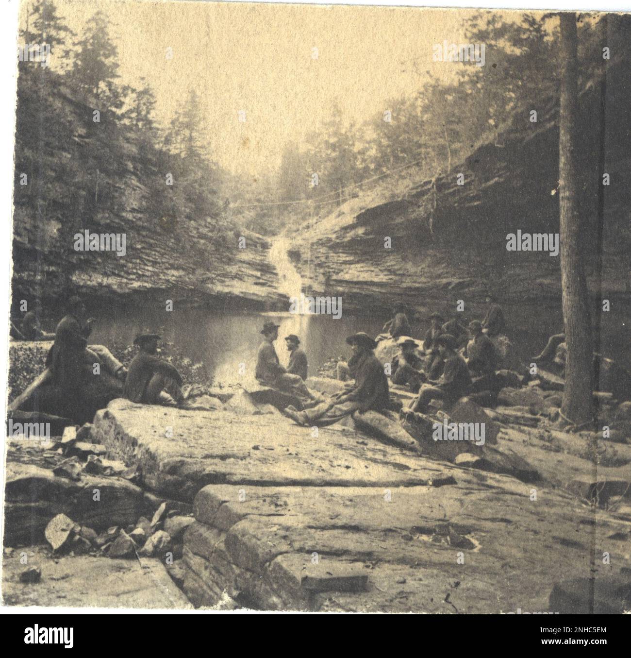 Lookout Mountain, Tallulah Lake and Falls 19th Century Mathew Brady ...