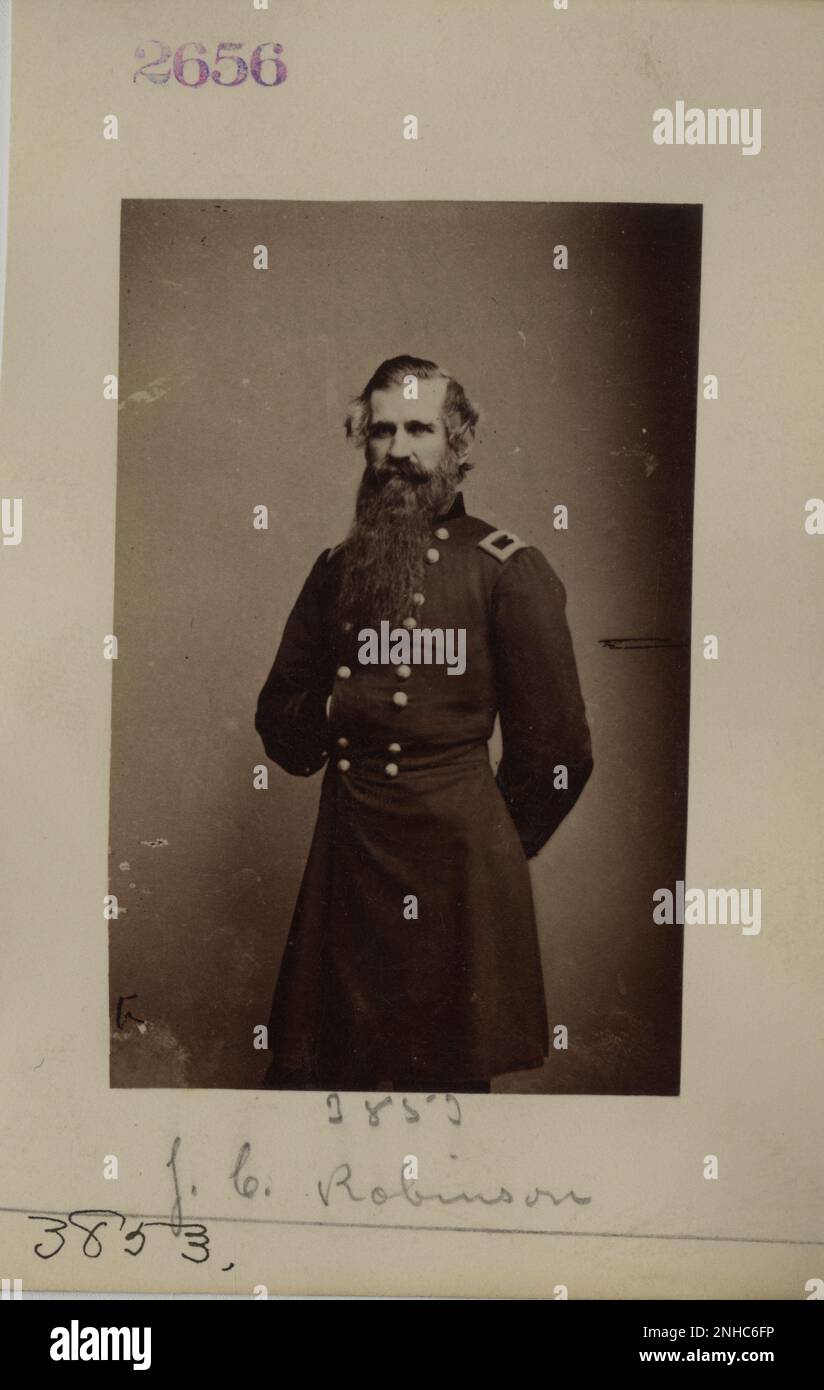Gen. John C. Robinson 19th Century Mathew Brady, Quartermaster, and ...