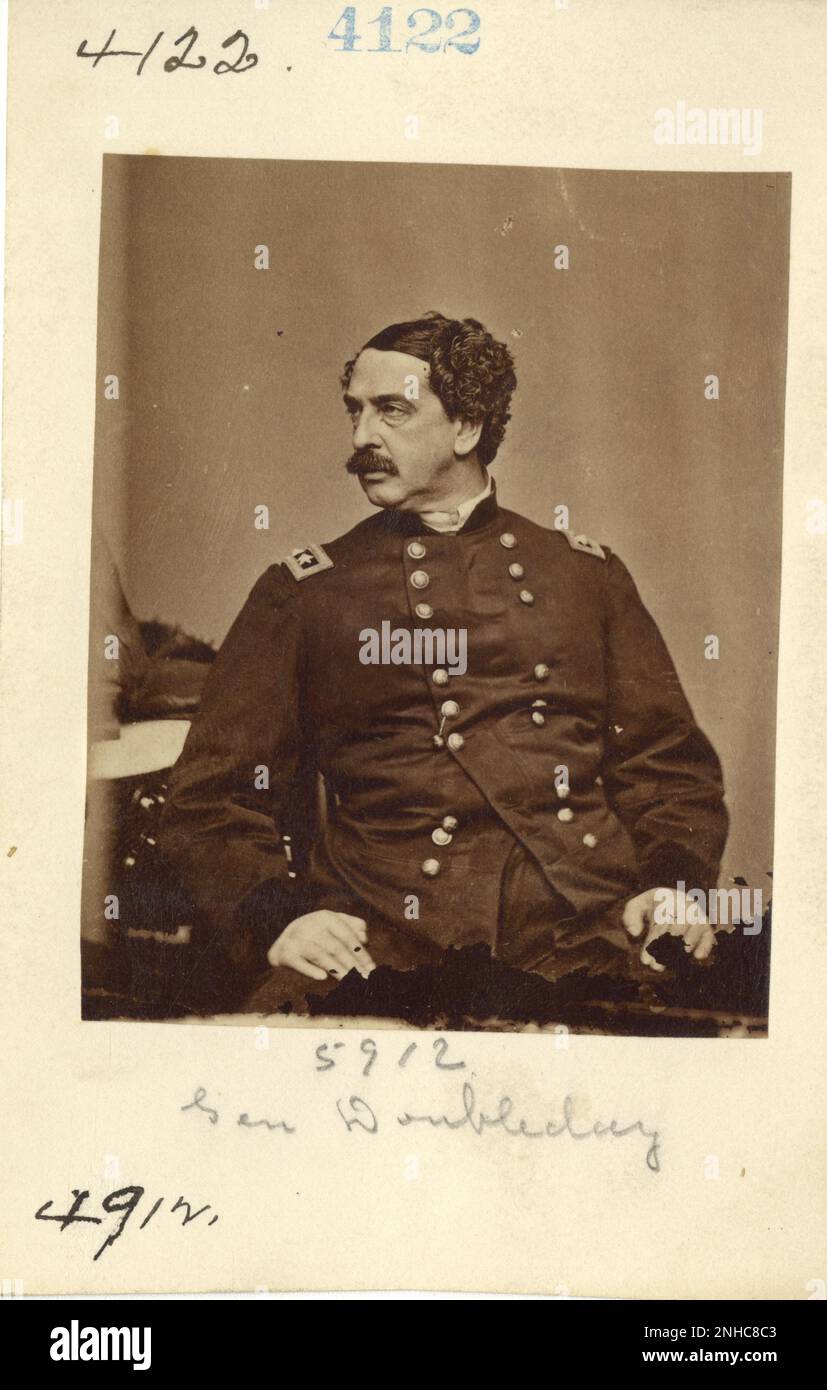 Gen. Abner Doubleday 19th Century Mathew Brady, Quartermaster, and ...