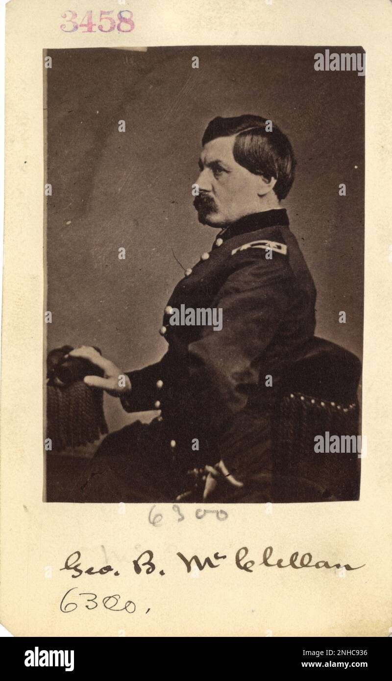Gen. George B. McClellan 19th Century Mathew Brady, Quartermaster, and ...