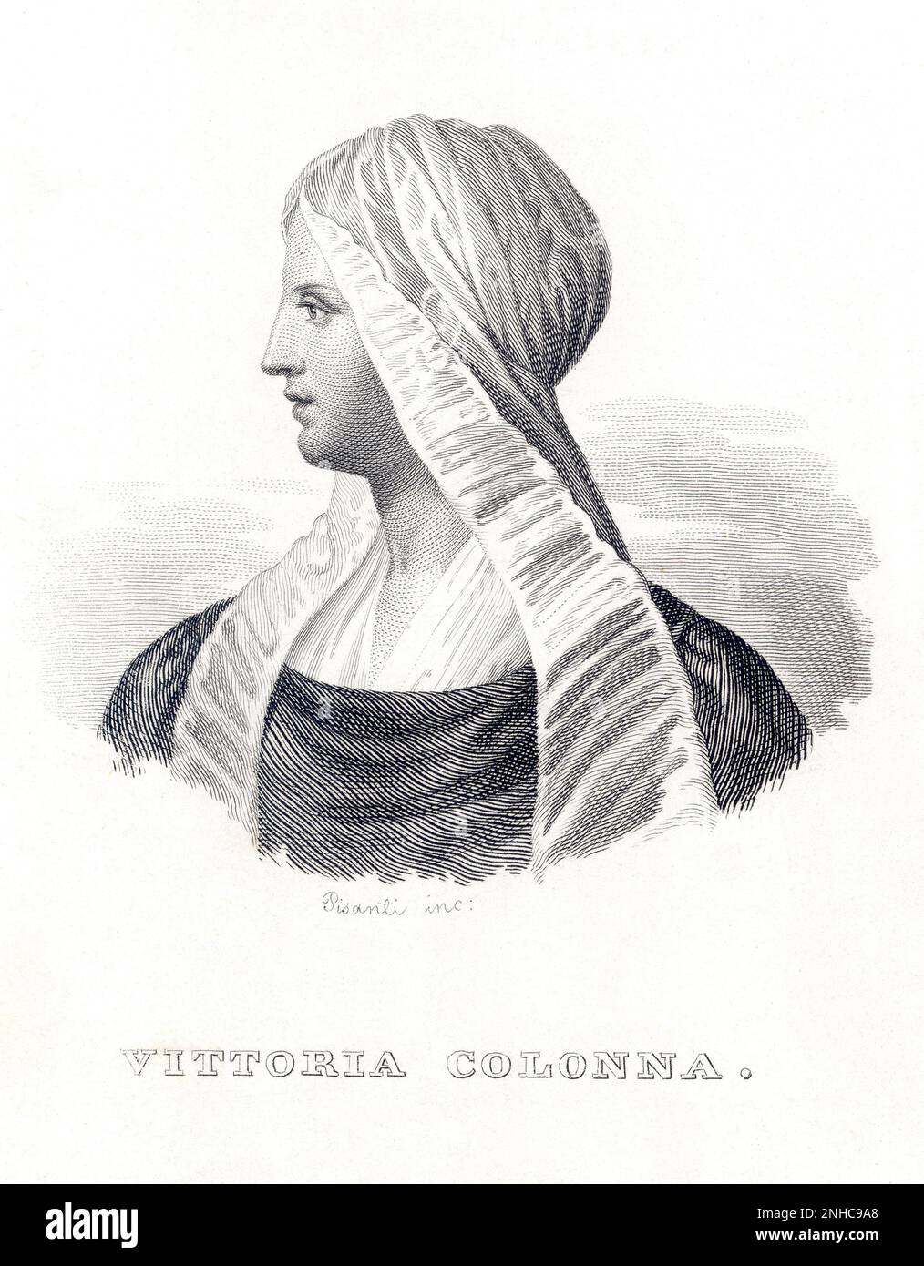 The italian Renaissance woman poet VITTORIA COLONNA ( 1490 - 1547 ...