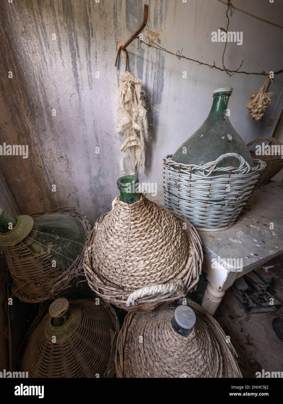 objects in an abandoned house in Tuscany Stock Photo - Alamy