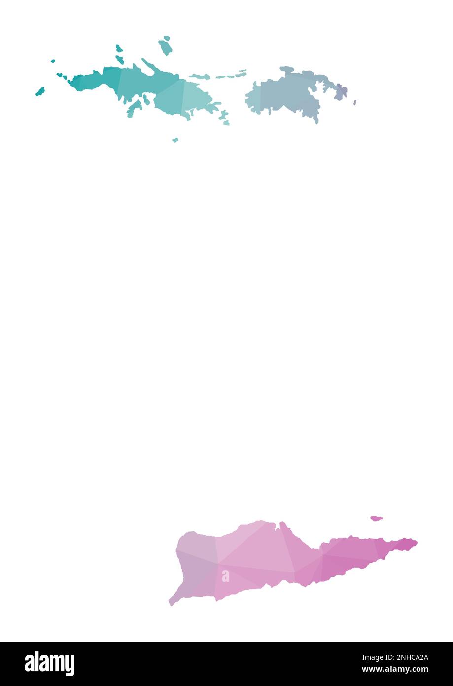 Virgin gorda outline map hi-res stock photography and images - Alamy