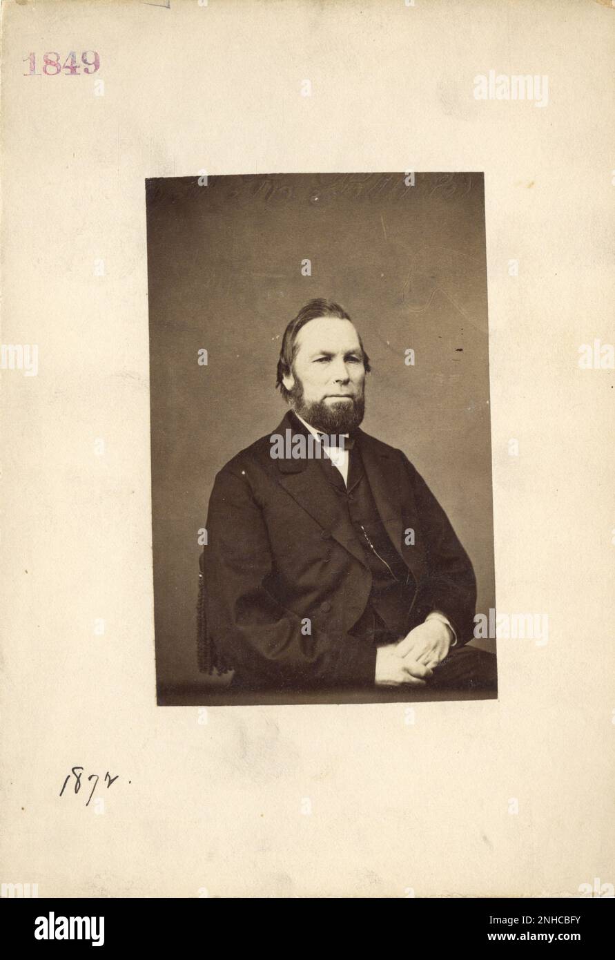 Hon. Sidney Perham, Maine 19th Century Mathew Brady, Quartermaster, and ...