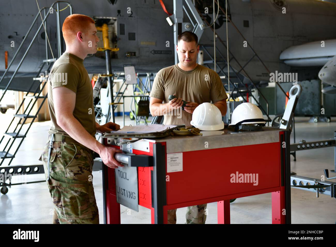 U.S. Air Force Airman 1st Class Benjamin S. Langbehn and Staff Sgt ...