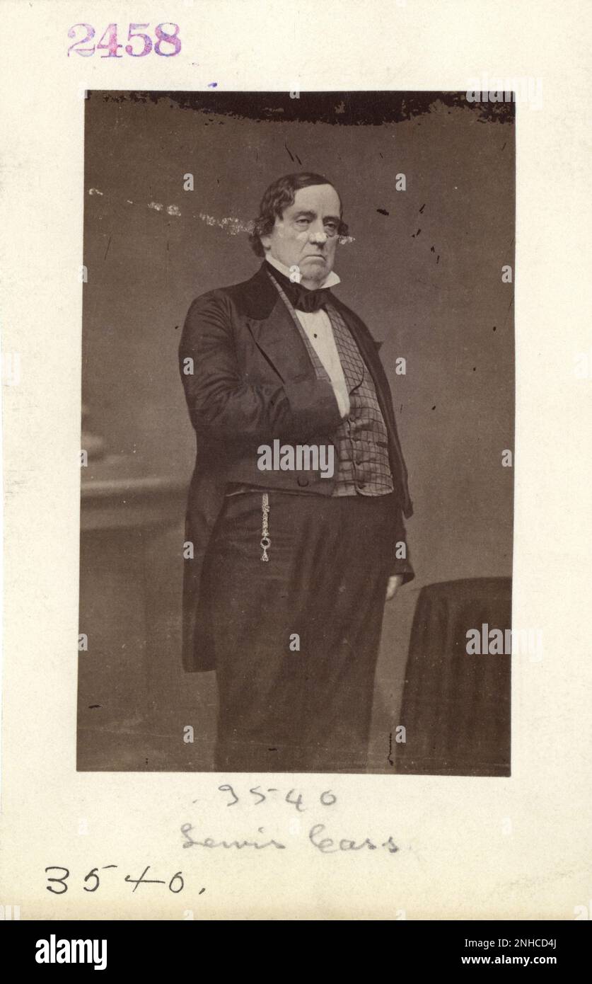 Hon. Lewis A. Cass, Michigan 19th Century Mathew Brady, Quartermaster ...