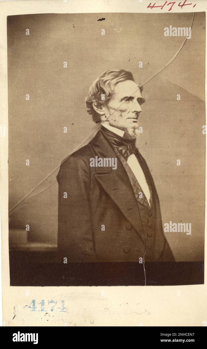 Jefferson Davis 19th Century Mathew Brady, Quartermaster, and Other ...