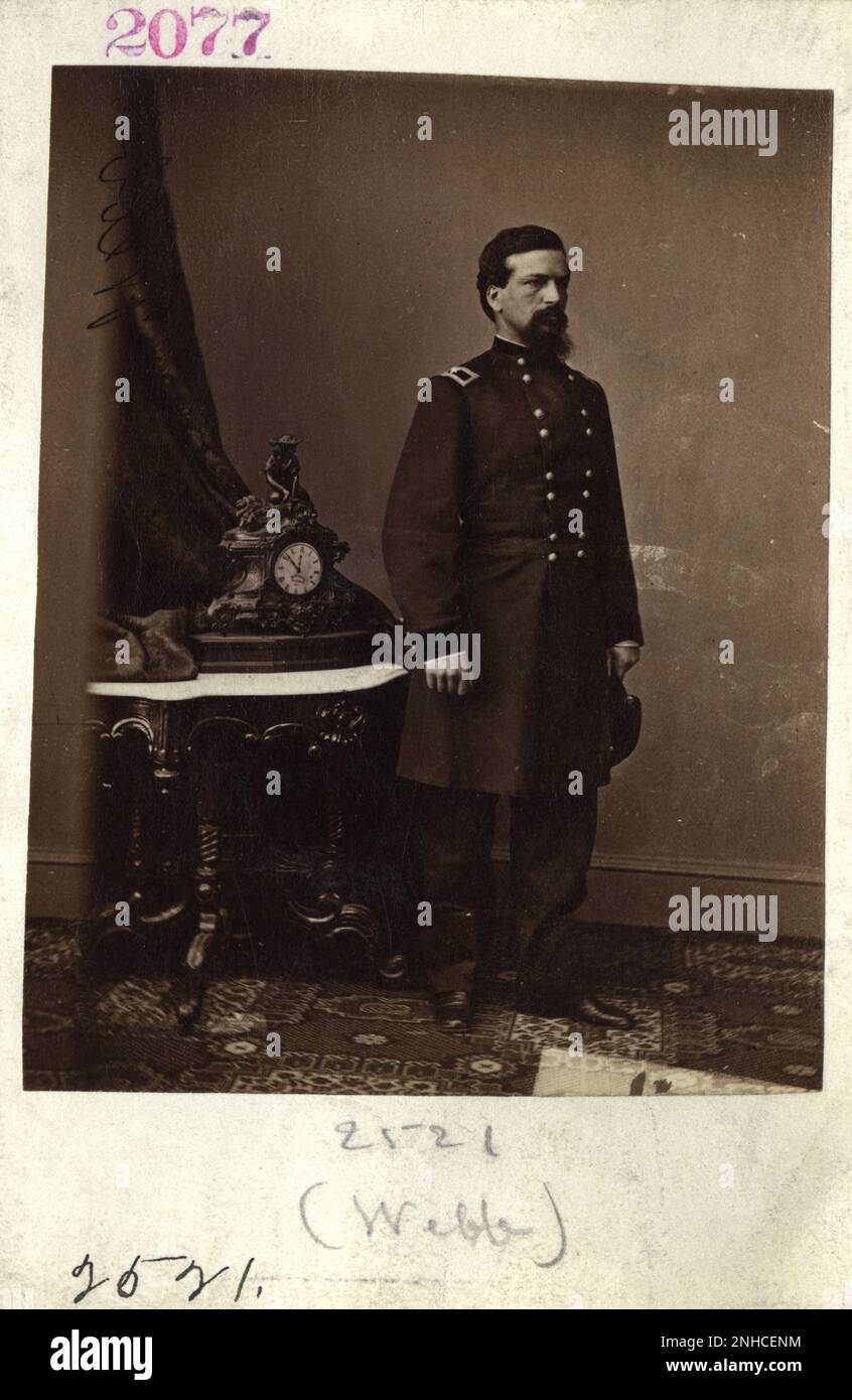 Gen. Alexander S. Webb 19th Century Mathew Brady, Quartermaster, and ...