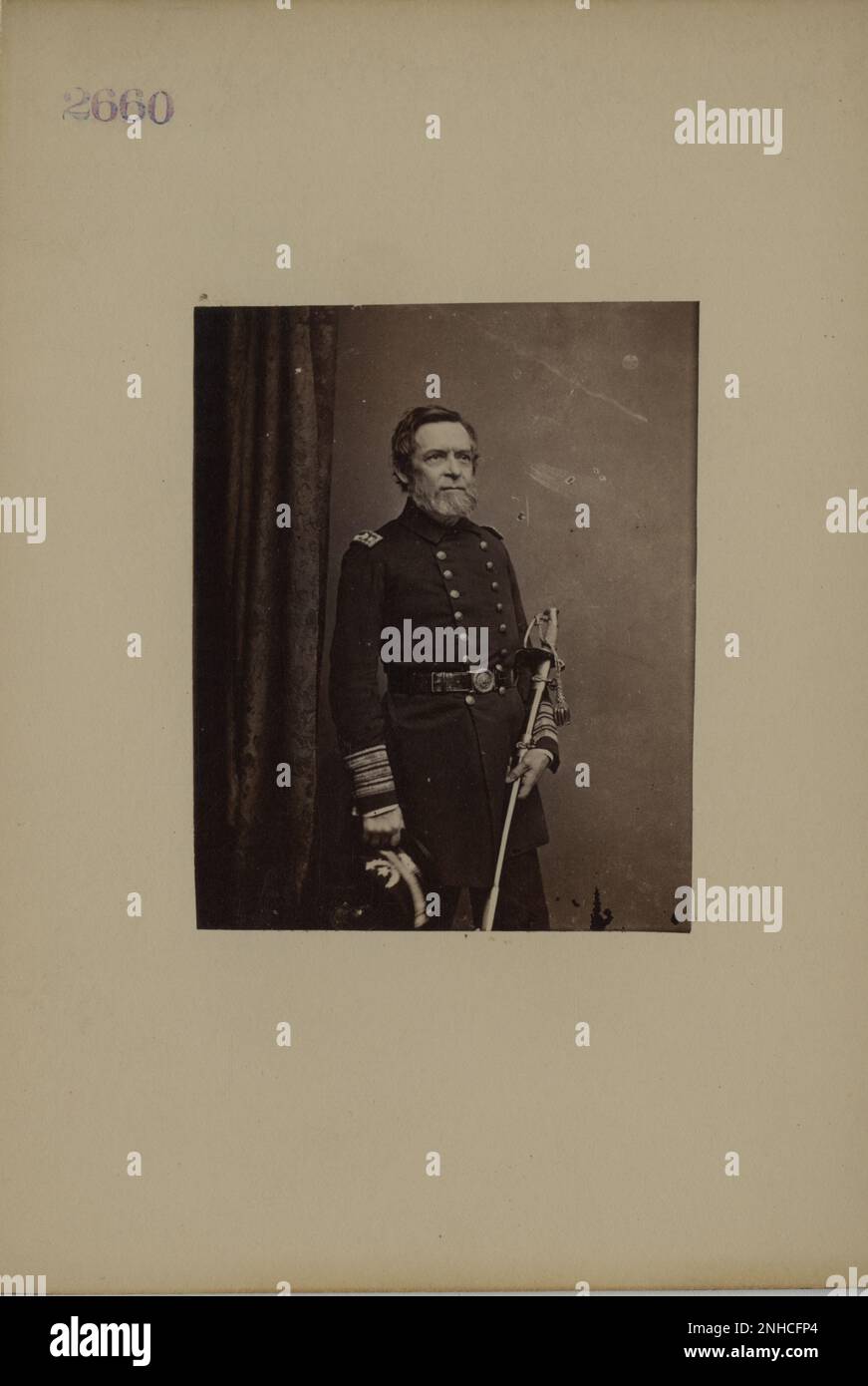Commodore Andrew H. Foote 19th Century Mathew Brady, Quartermaster, and ...