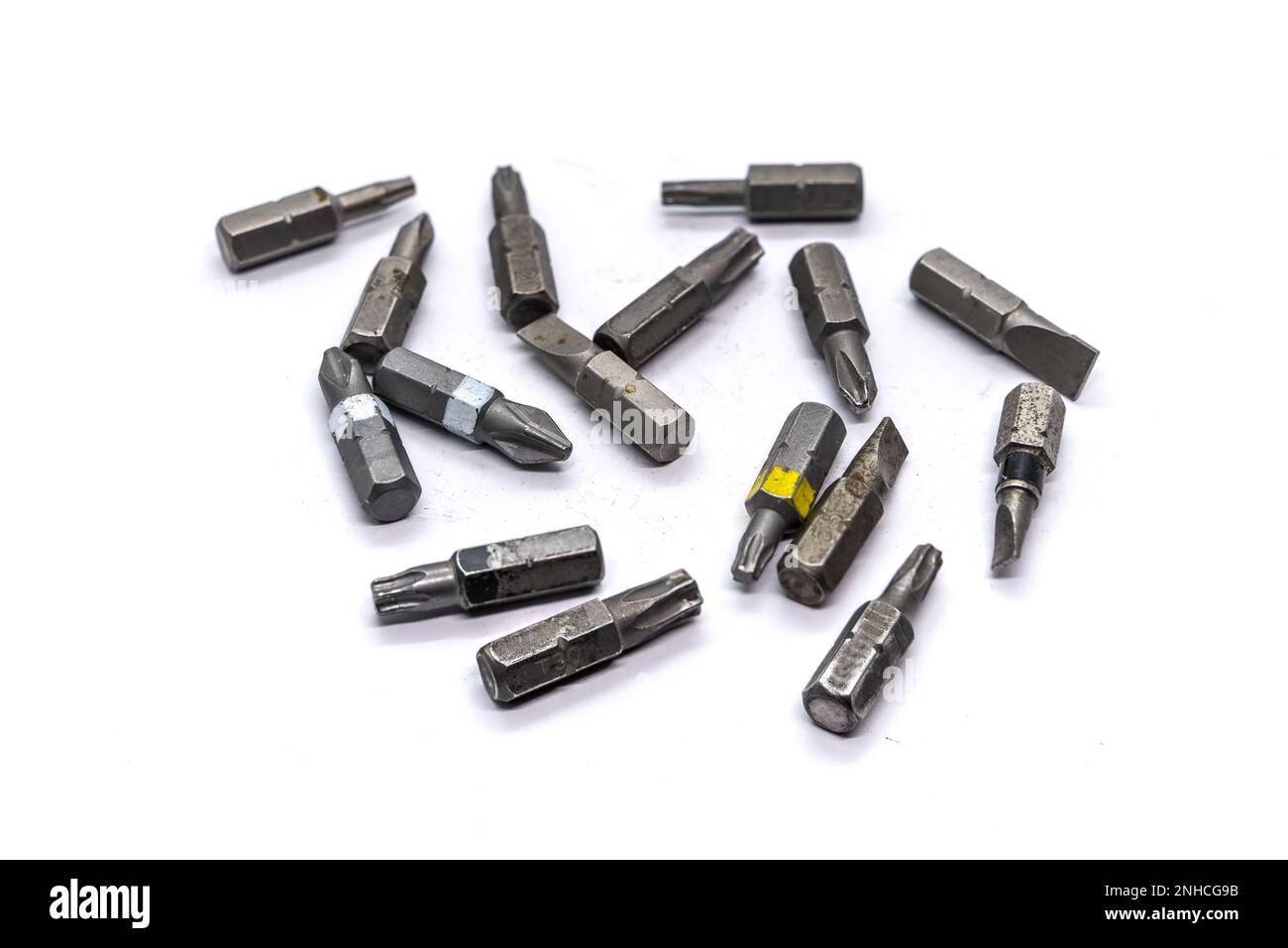 Set screwdriver bits various Cut Out Stock Images & Pictures - Alamy